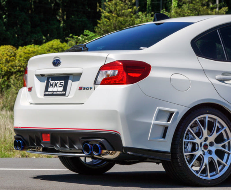 HKS SUPER TURBO MUFFLER 14+ Subaru WRX STi (EJ20) Catback Exhaust 3102 ...