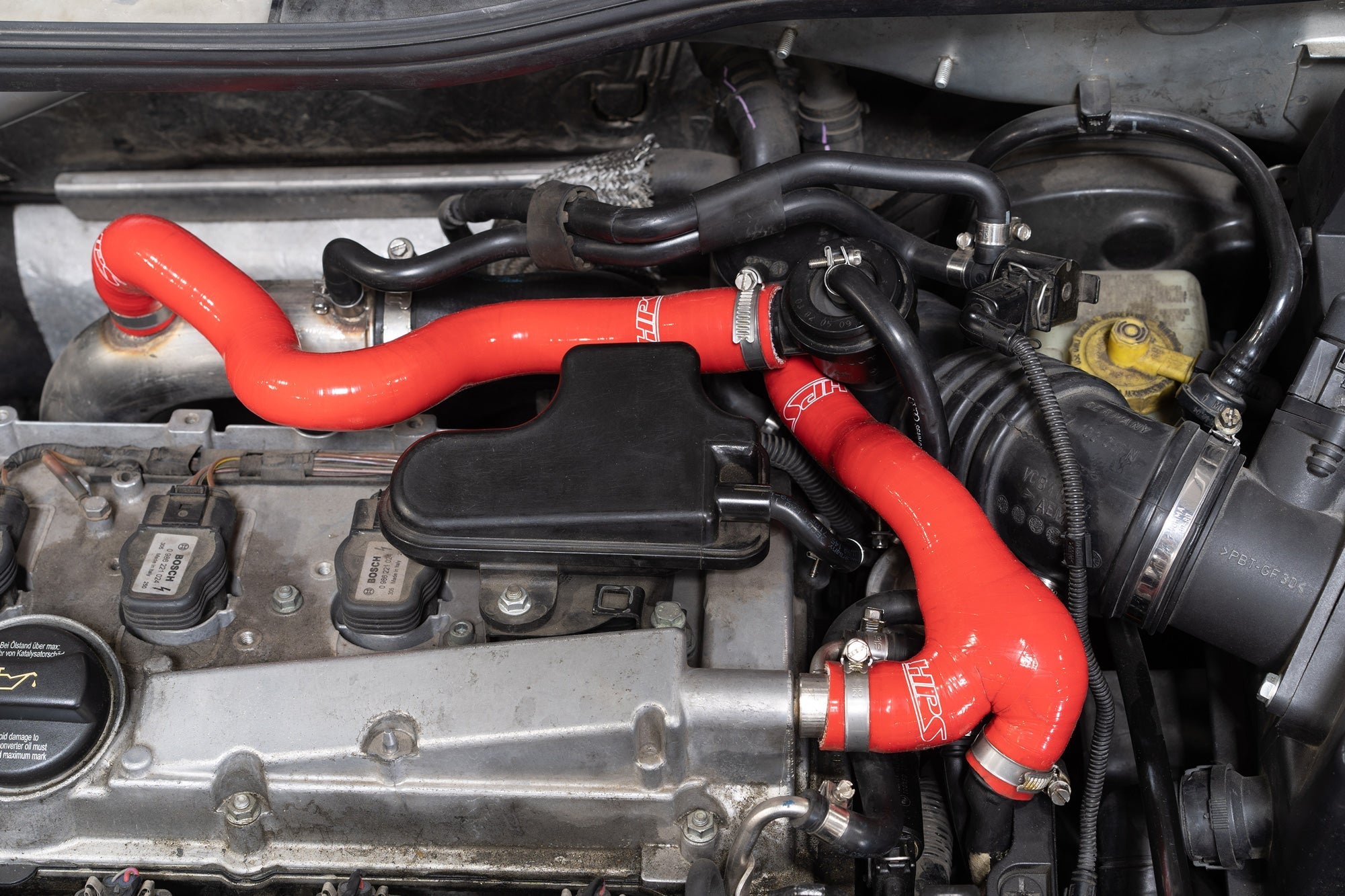 HPS Silicone Breather + BPV Hose Kit Volkswagen 2003-2006 Golf MK4 1.8 ...