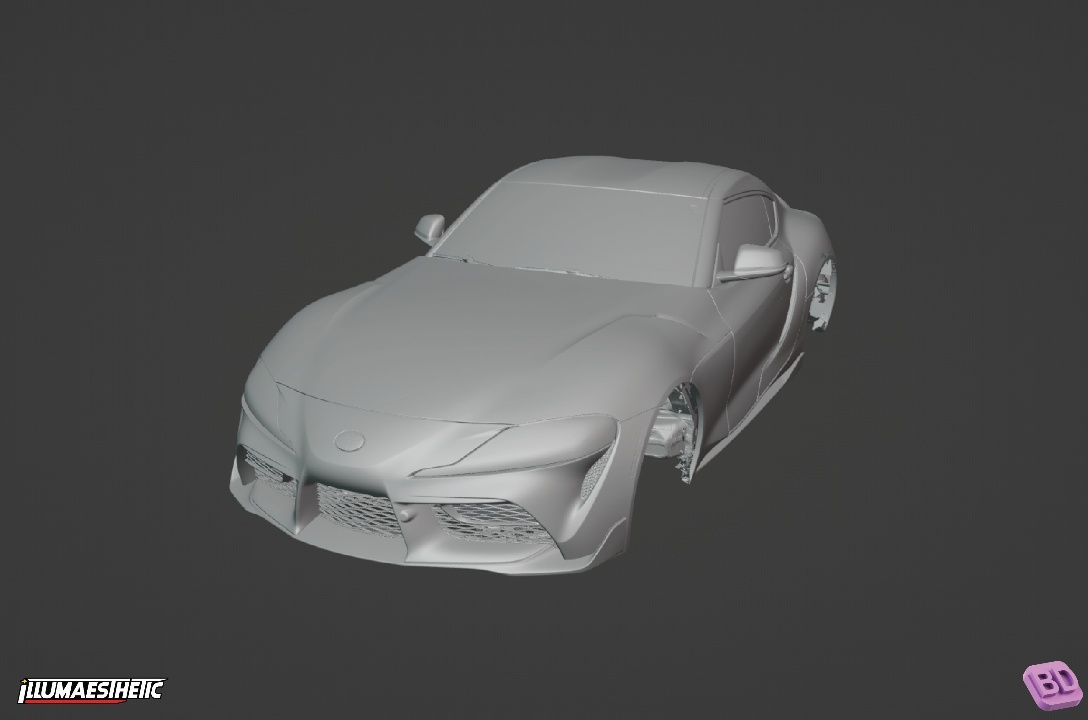 Toyota GR Supra (A90) 3D Scan (2019+) – Fortune Hunterz Motorsports