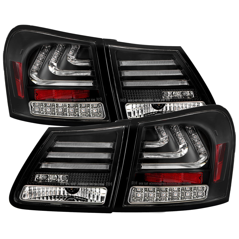 Spyder 07-11 Lexus GS 350 LED Tail Lights Black ALT-YD-LGS06-LED-BK 50 ...