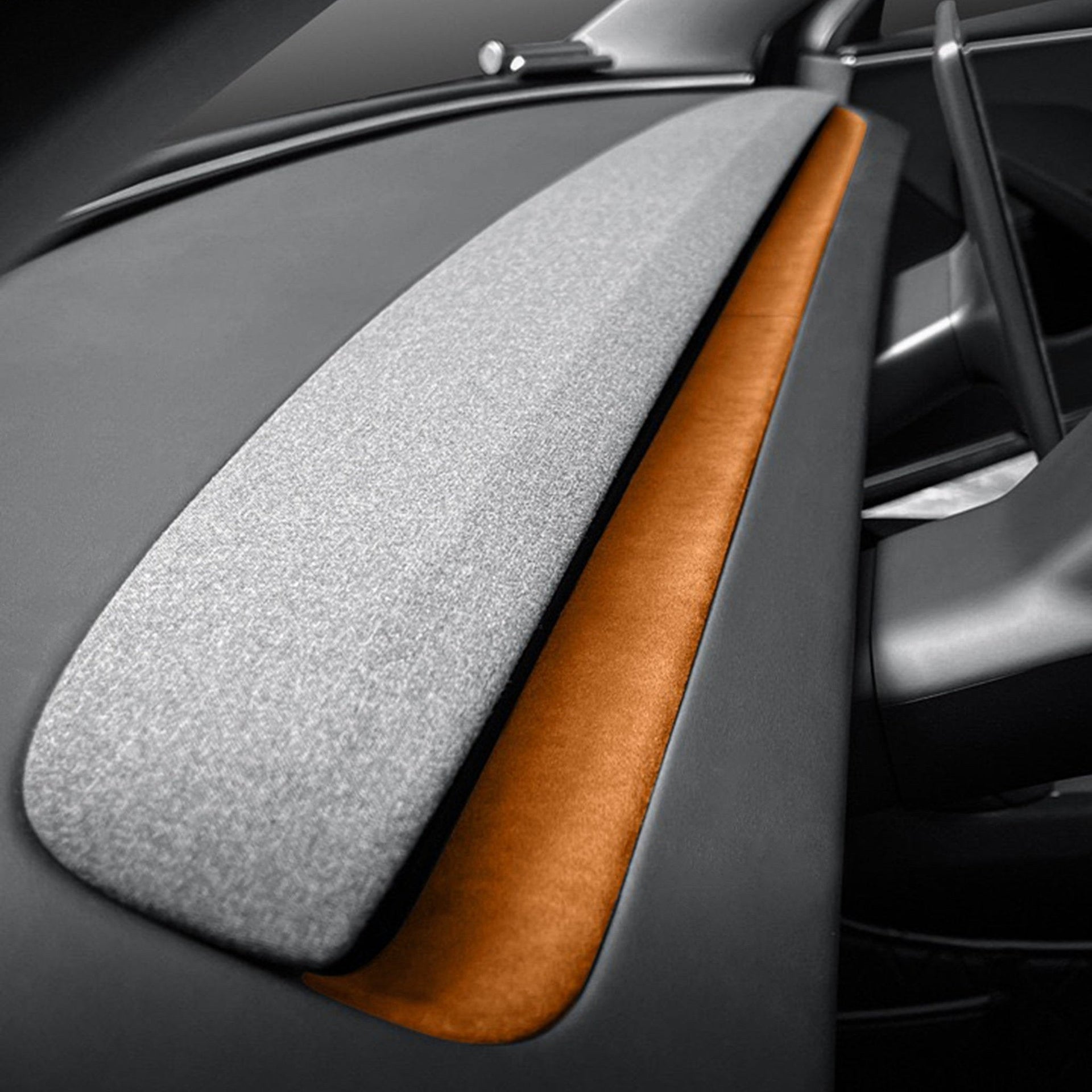 Alcantara Spliced Dash Trim for Tesla Model 3 Highland / Model Y Junip ...