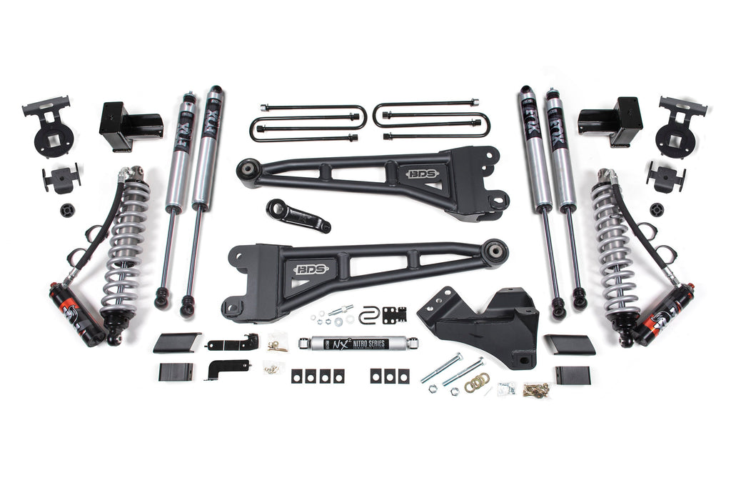 4 Inch Lift Kit w/ Radius Arm | FOX 2.5 Performance Elite Coil-Over Co ...
