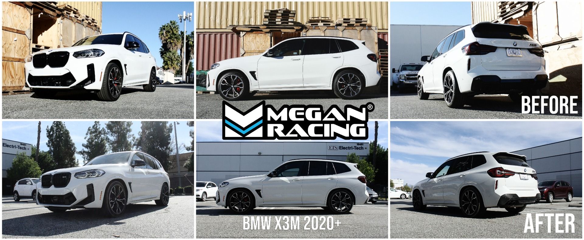 Megan Racing Lowering Springs for BMW X3M/X4M (F97/F98) 2019+ -20mm Dr ...
