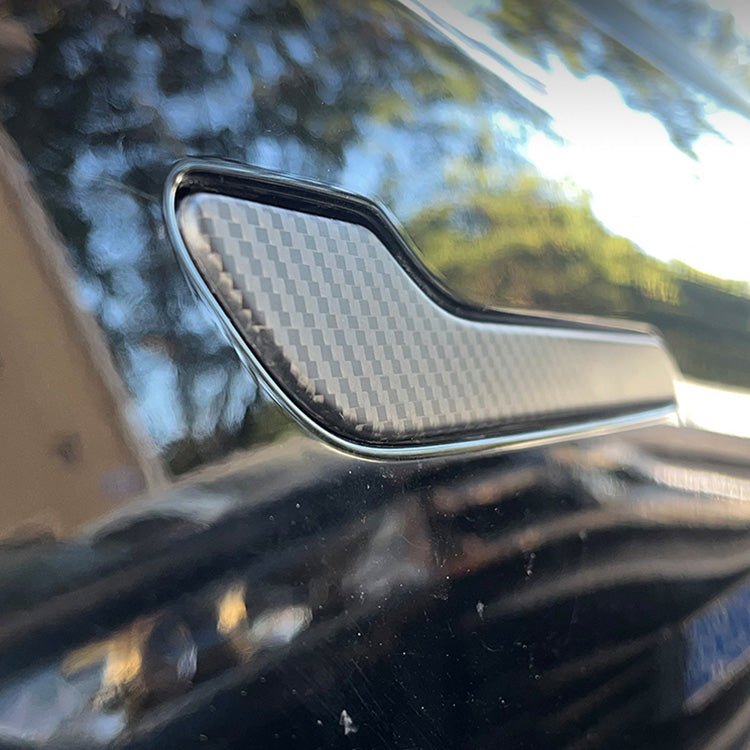 TESERY Door Handle Protect Cover for Tesla Model 3 / Y - Carbon Fiber ...